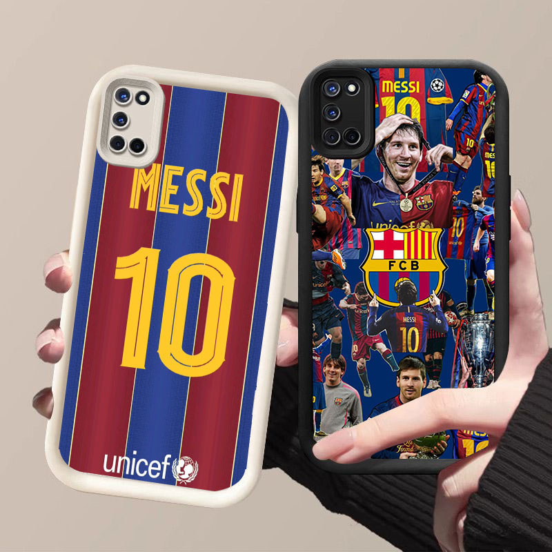 Jual HK-58 Football star Messi Shockproof Casing untuk Silikon hitam ...