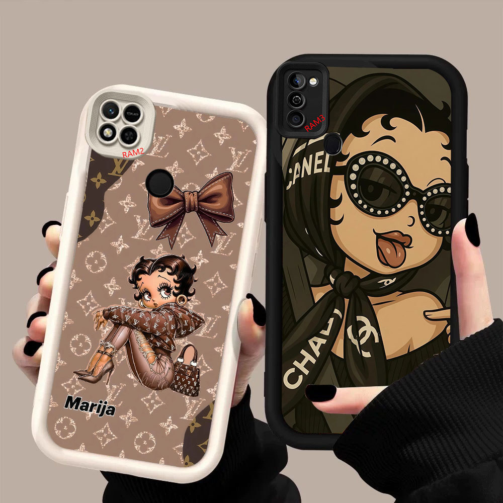 Jual KT-55 Betty Boop Shockproof Casing untuk Infinix Smart 6 Tecno ...