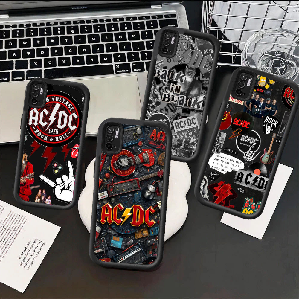 Jual UO5 ACDC Band Hp Plating Casing untuk Xiaomi Redmi POCO Note M2 13 ...