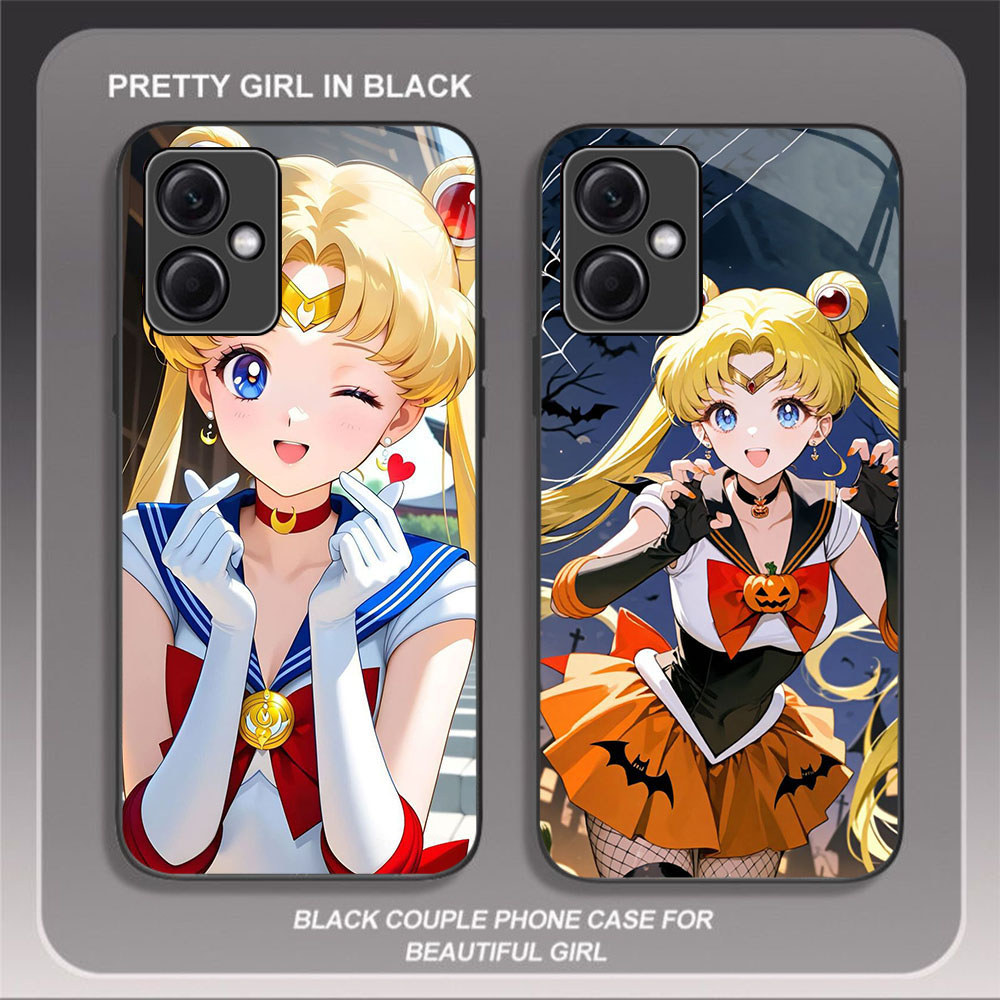 Jual JP-77 Sailor Moon Case KACA Soft Edge Untuk Xiaomi Redmi Note Poco ...
