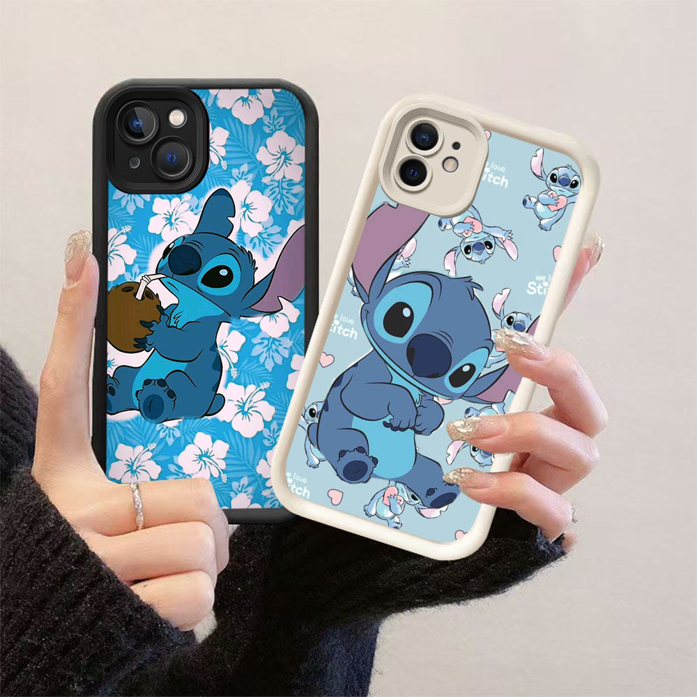 Jual JP-81 Stitch Casing silikon lembut anti guncangan iPhone 13 Mini ...