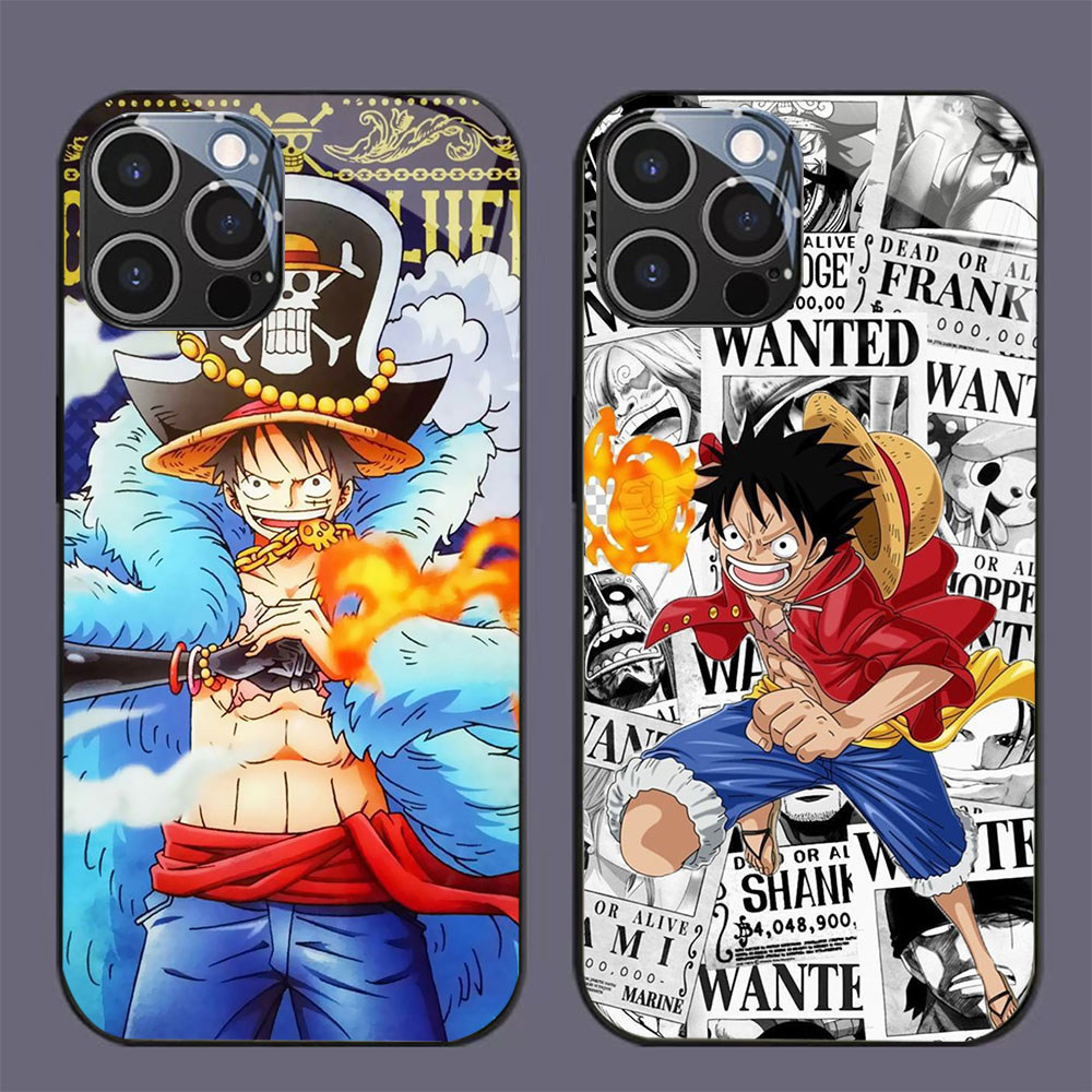 Jual SK-20 One Piece Luffy KACA Bertepi Lembut Casing untuk for iPhone ...