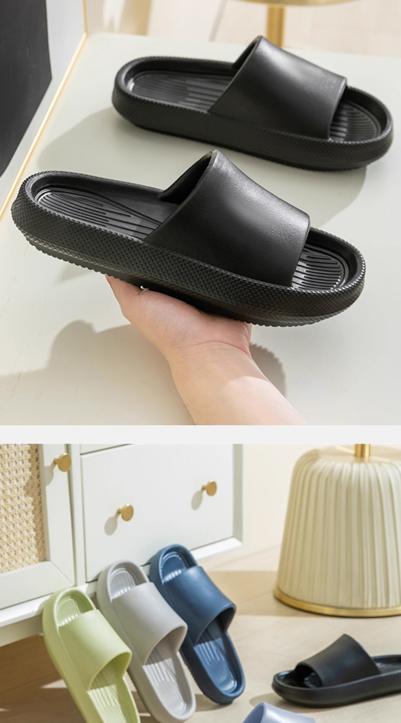Jual Sendal Slop Cowo Sandal Pria Wanita Kekinian Empuk Sendal Laki ...