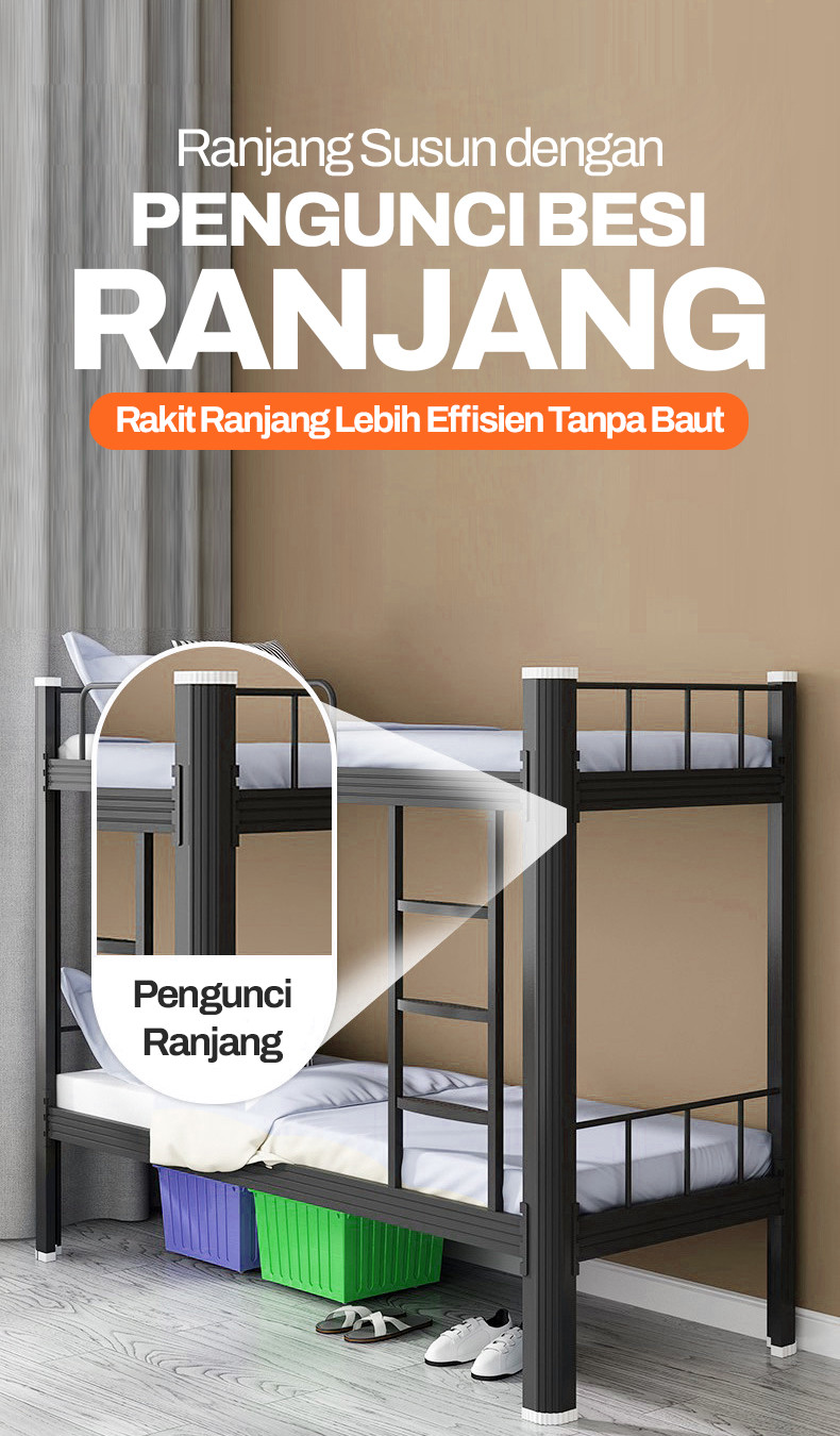 Jual Dipan Tempat Tidur - Ranjang Tingkat 2 Susun - Bunk Bed Ranjang ...