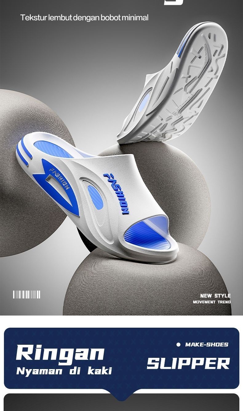 Jual Sandal pria 2026 model baru gaya Korea kasual untuk dipakai di ...