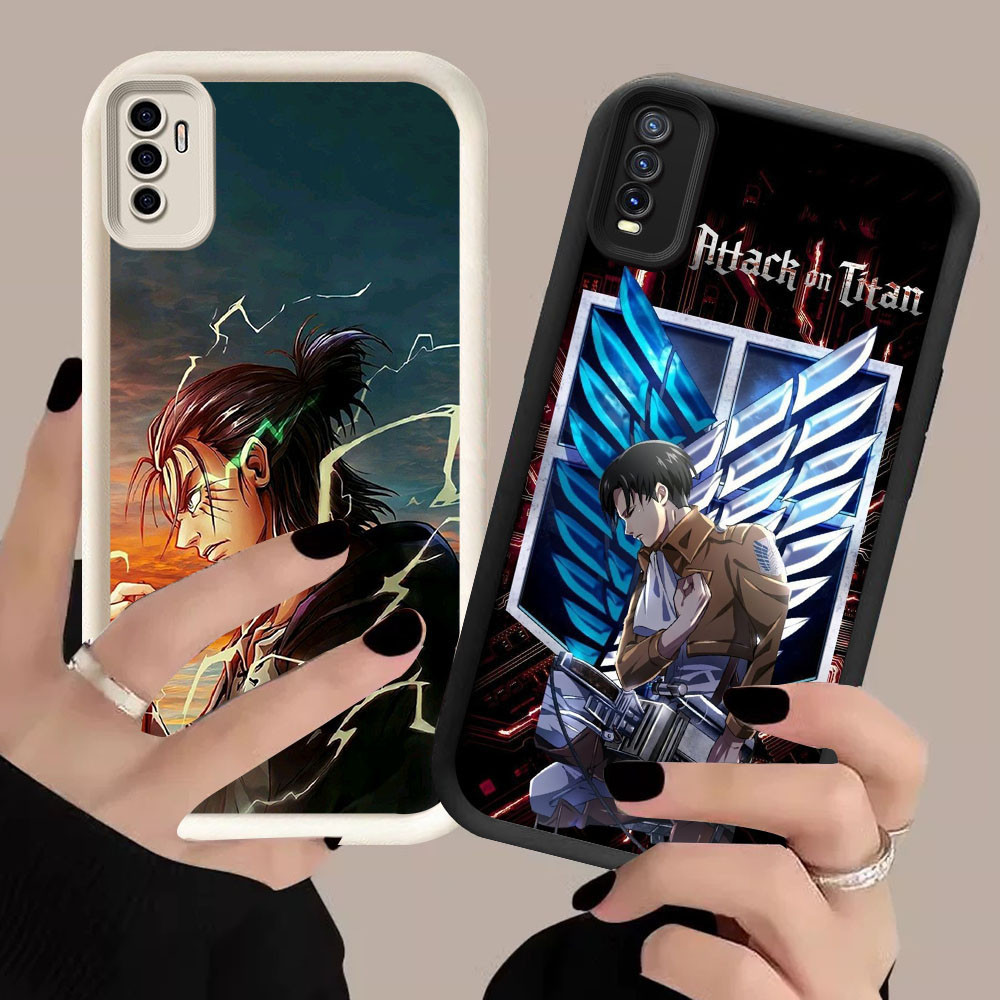 Jual DR-5 Attack on Titan Soft Casing untuk VIVO Y20 Y20i Y11S S1 Y20S ...