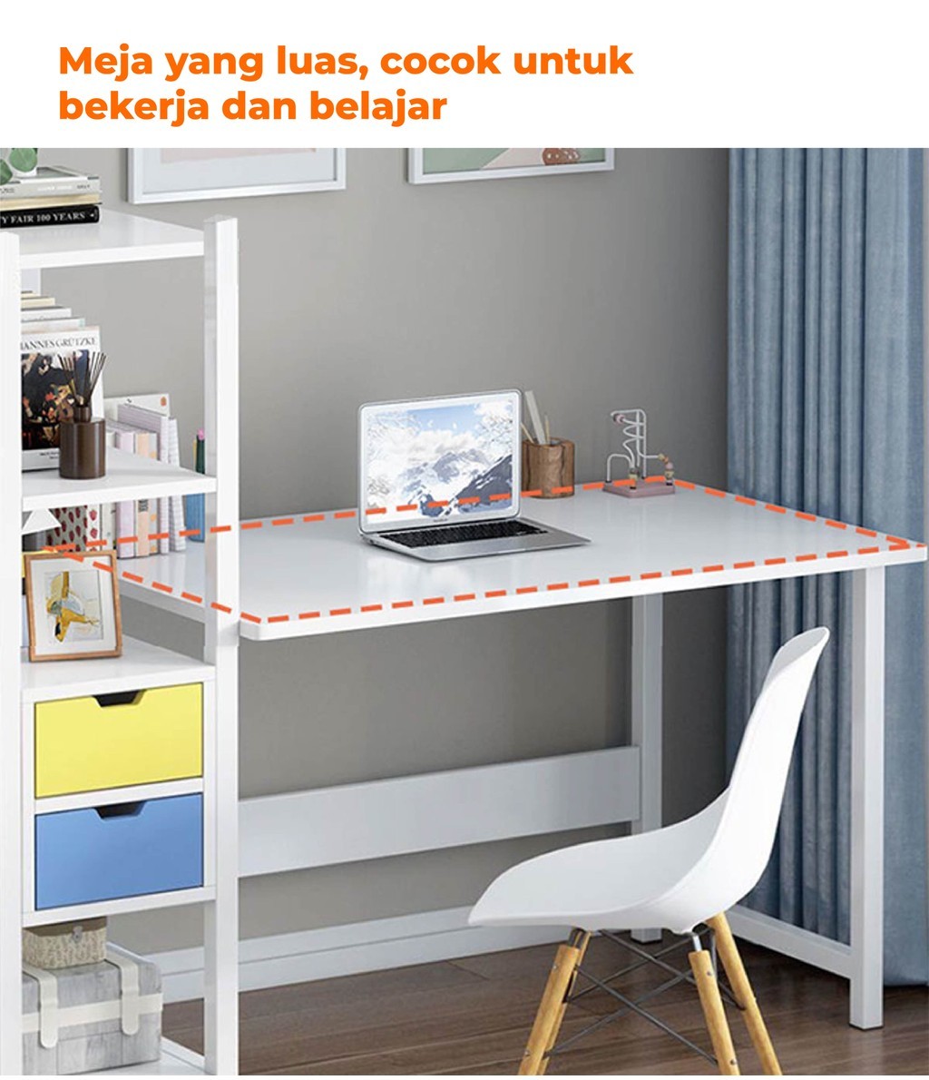 Jual Homedoki Bambu - Meja Komputer Minimalis/Meja belajar/Meja kerja ...