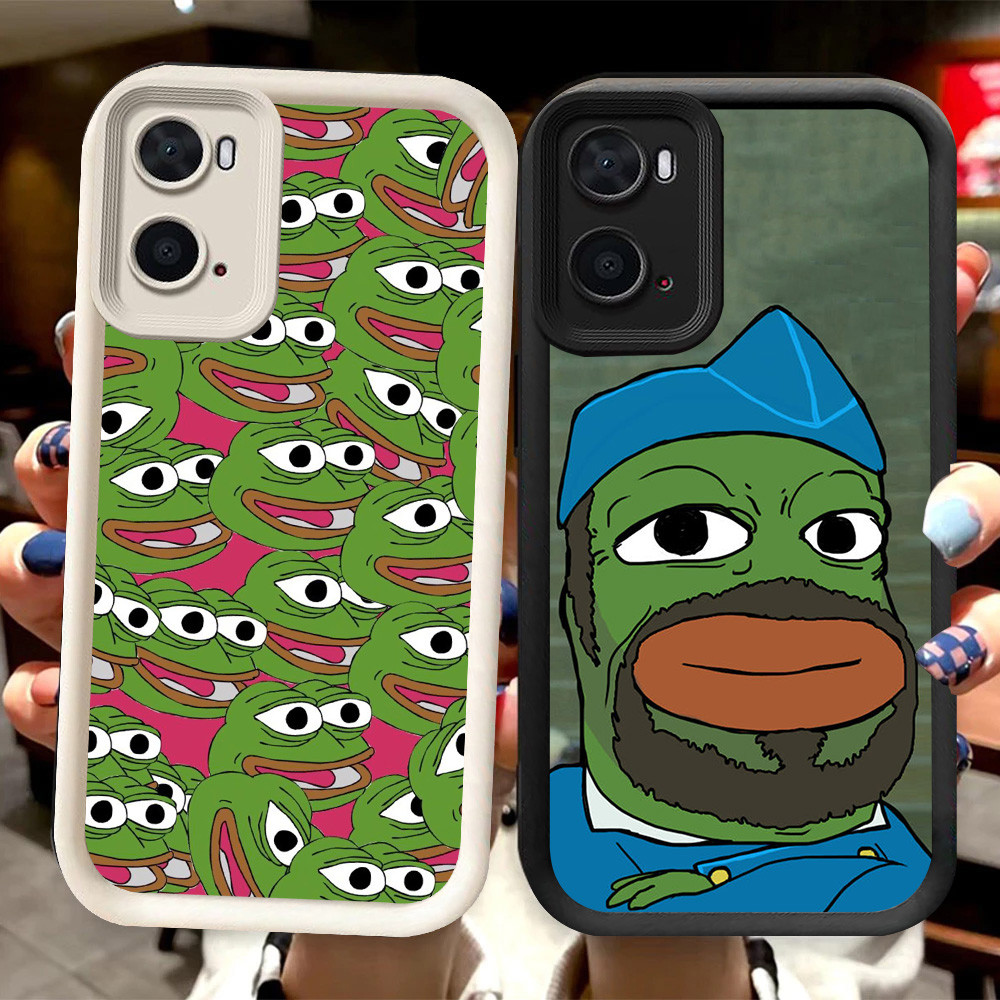 Jual R91 Frog meme pepe Casing untuk OPPO Reno 7 Find X5 Lite 8 5G ...