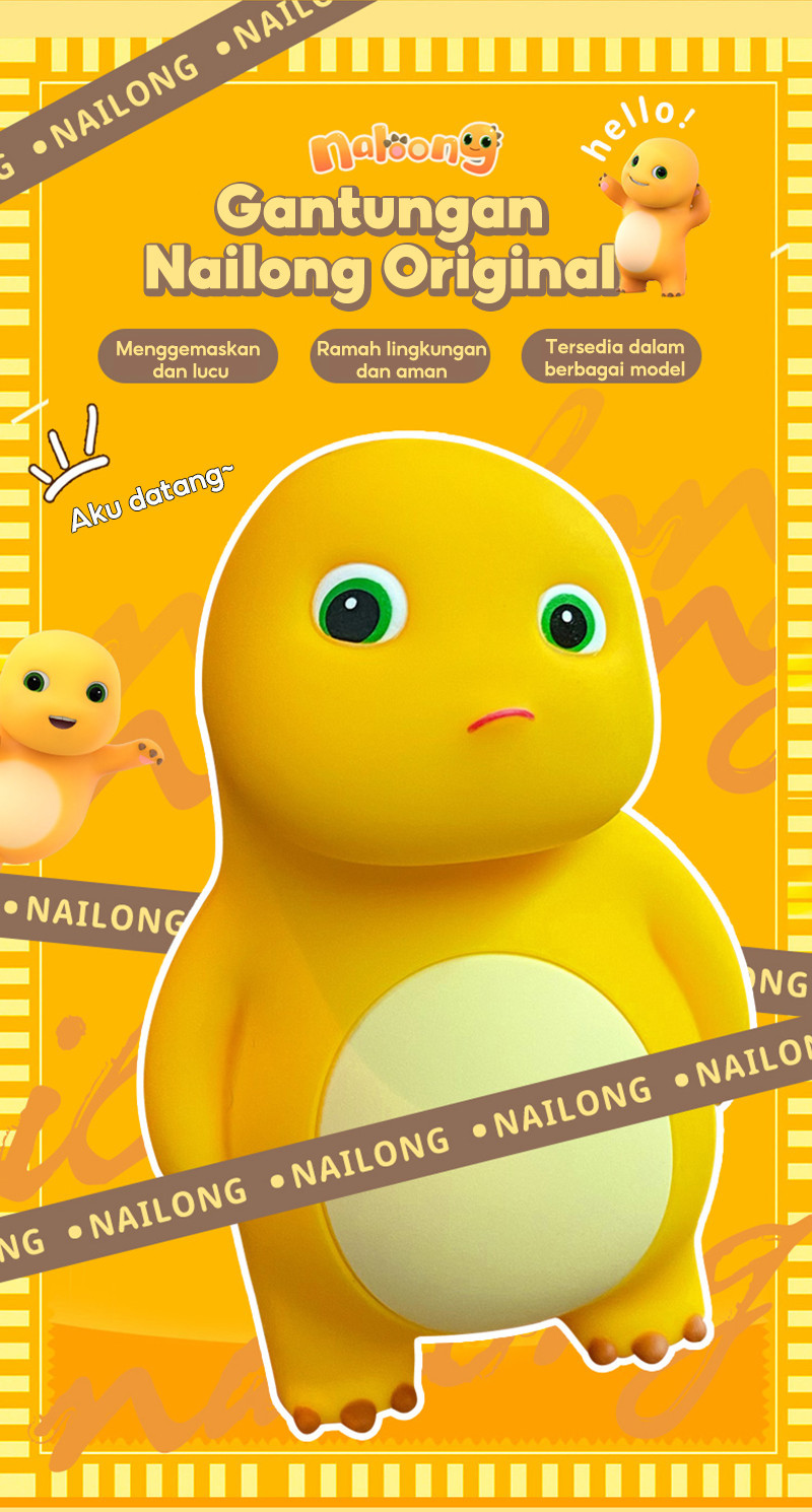 Jual OHSOME - Mainan Anak Dewasa Ganci Gantungan Kunci Nailong Yellow ...