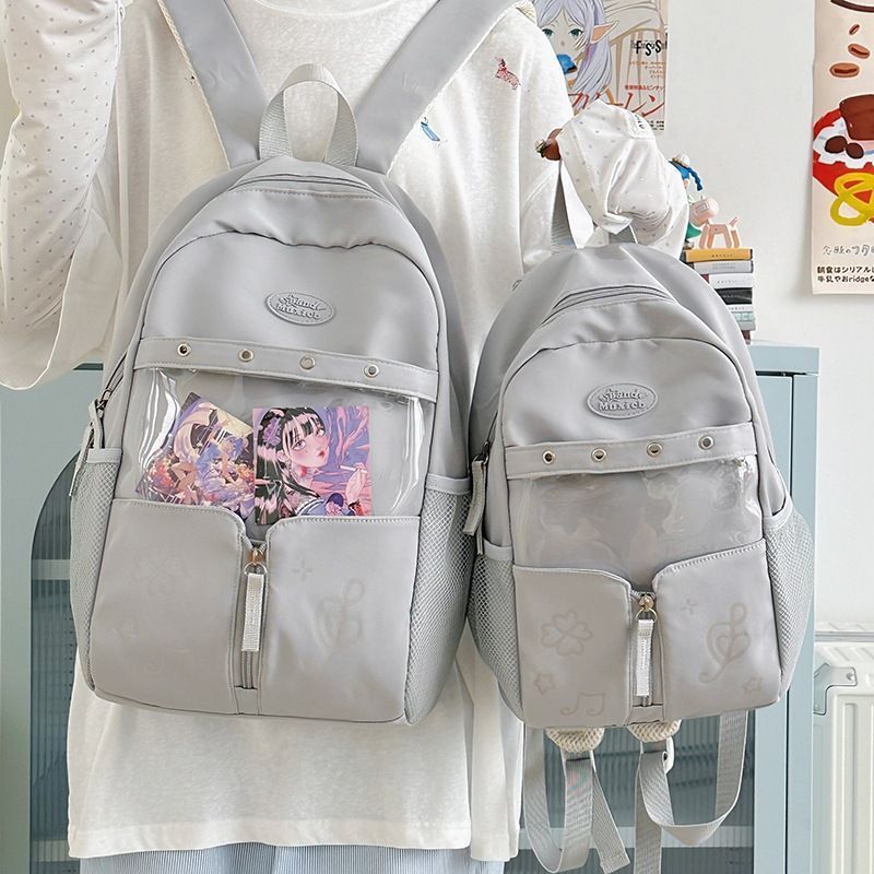 Jual Tas Ransel Transparan Aesthetic / Tas Sekolah SMP SMA Kapasitas ...