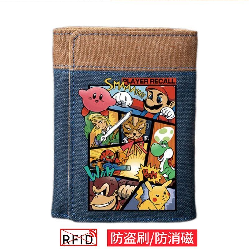 Jual Dompet Super Mario Dompet Koin Pria Dompet Koin Pria Satu-dalam ...