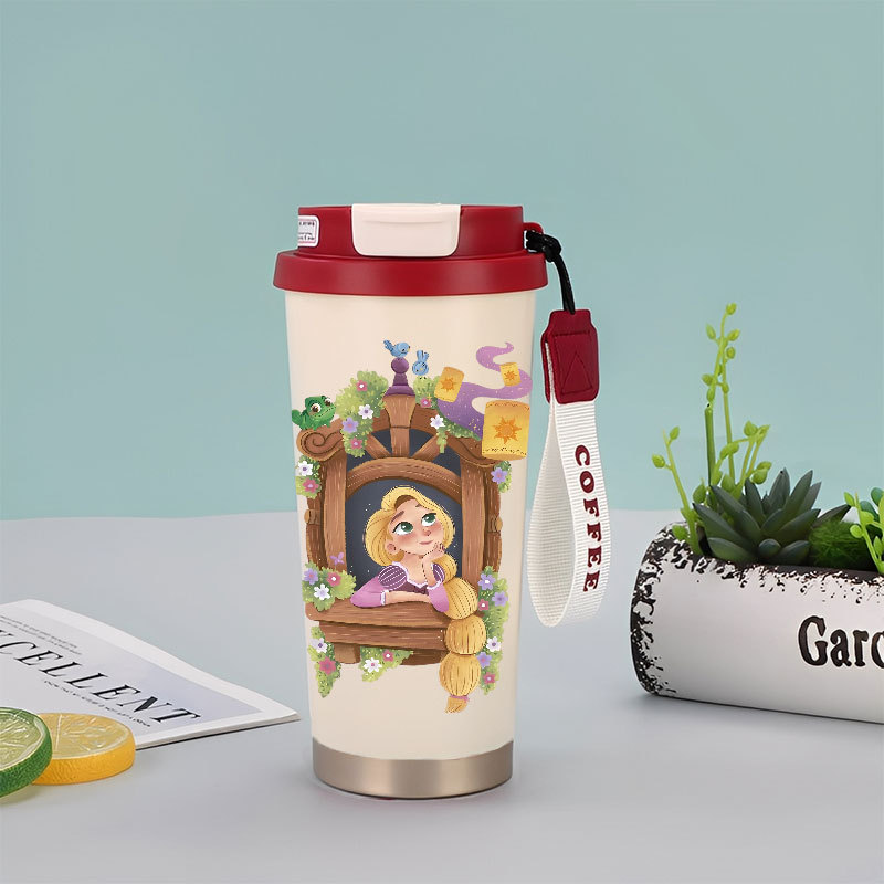 Jual Animasi Disney Tangled Rapunzel Tumbler Kopi Stainless Steel CUP ...