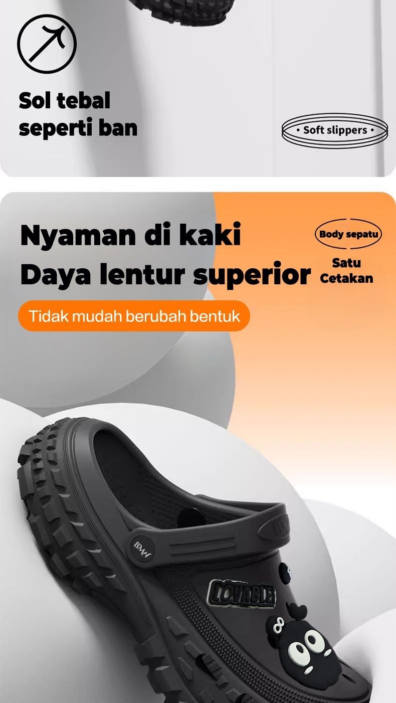 Jual Sandal Pria 2026 Model Baru Korea dengan Tali Tumit Belakang dan ...