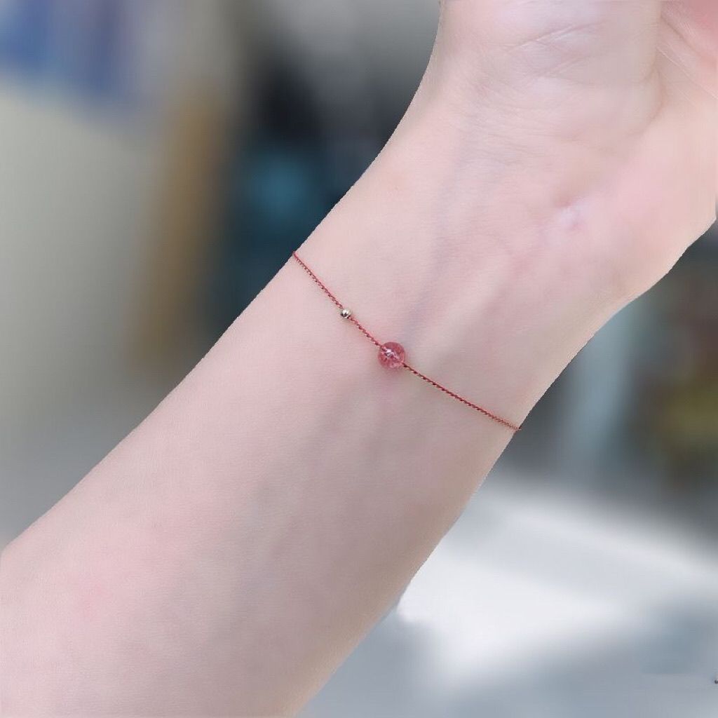 Jual Forest Lucky Passepartout Gelang Kepang Merah Warna-warni Kristal ...