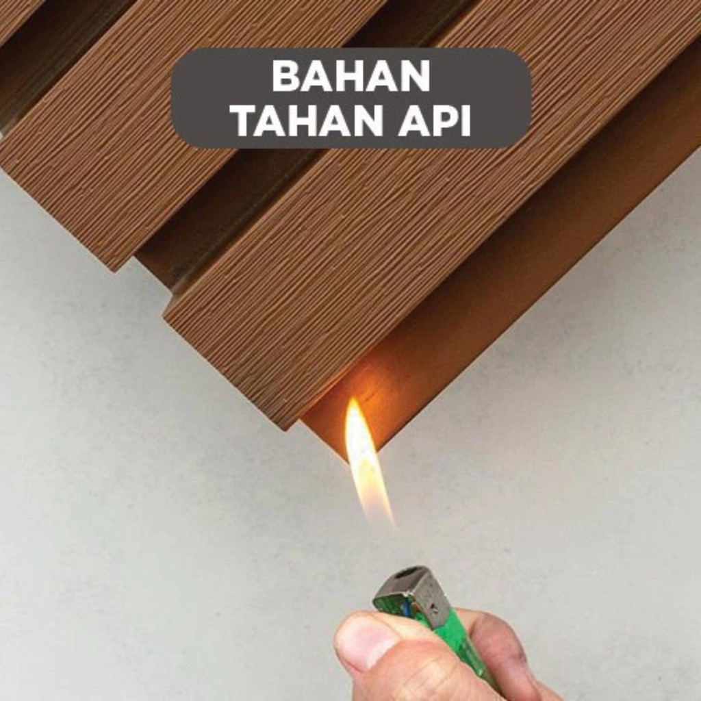Jual WoodPanel PVC Wall Panel Dinding Motif Kayu 3D Wpc Panel Ukuran ...