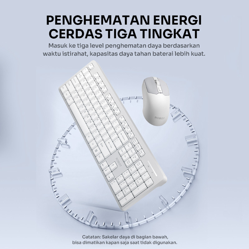 Jual ROBOT Combo Keyboard dan Mouse Wireless Compact Untuk Windows ...
