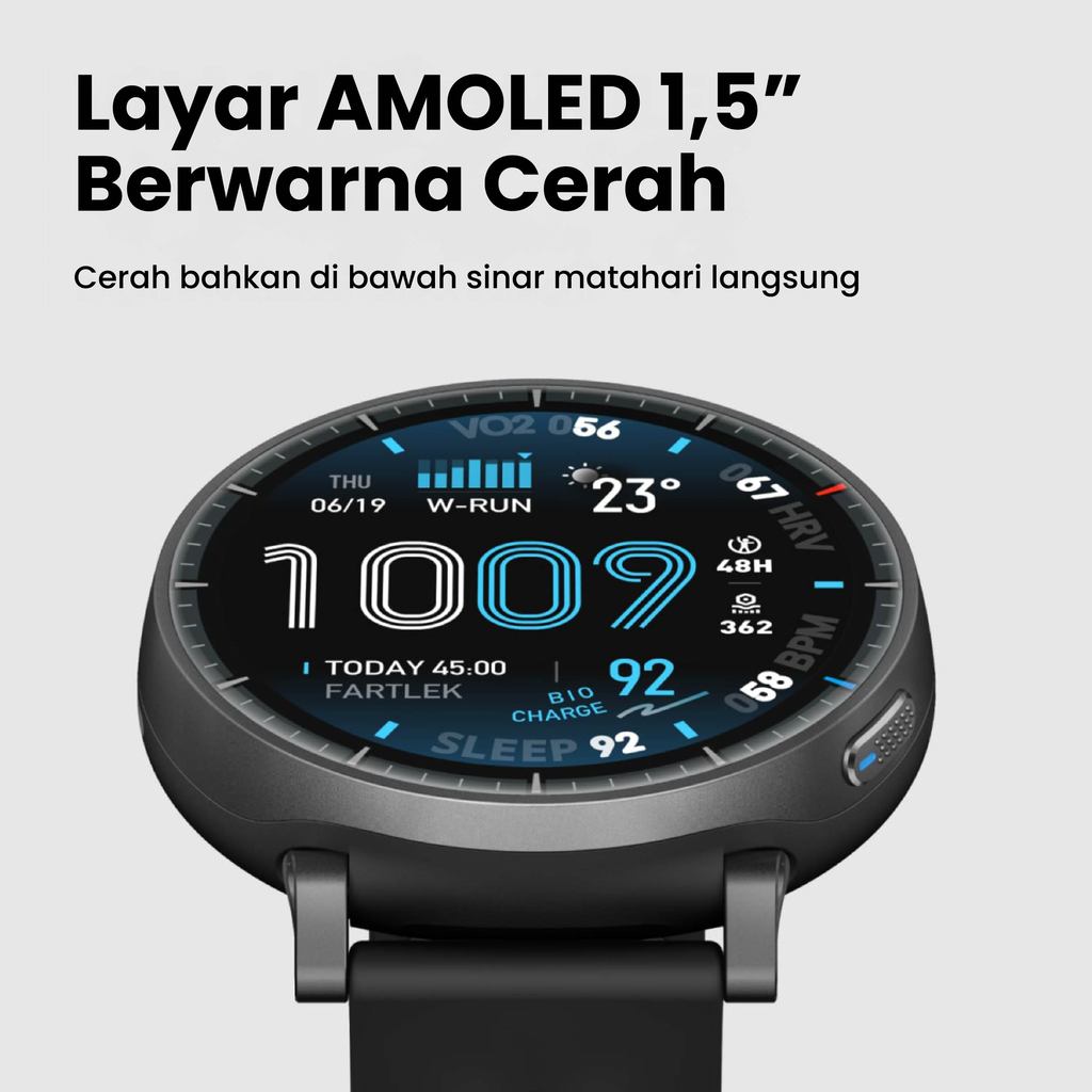 Jual (PRODUK BARU)Amazfit Official | Active Max GPS Smartwatch ...