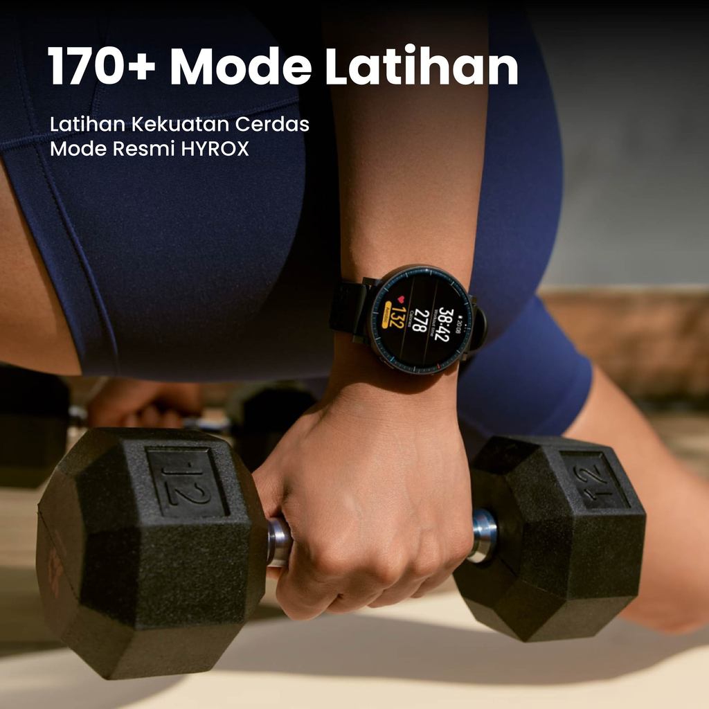 Jual (PRODUK BARU)Amazfit Official | Active Max GPS Smartwatch ...