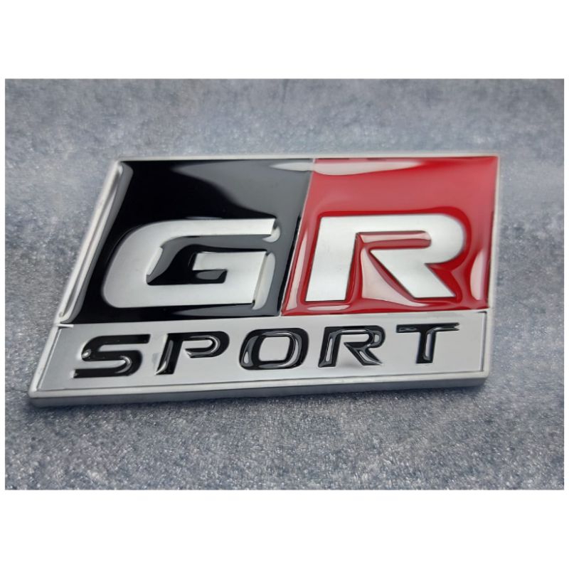 Jual LOGO EMBLEM GR SPORT MOBIL TOYOTA FORTUNER INNOVA RAIZE AGYA CALYA ...