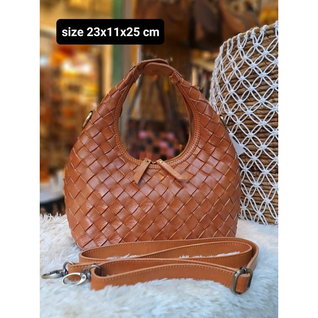 Jual Bottega Tas Kulit Sapi Asli - Leather Bag Hand Bag - Armpit Bag ...