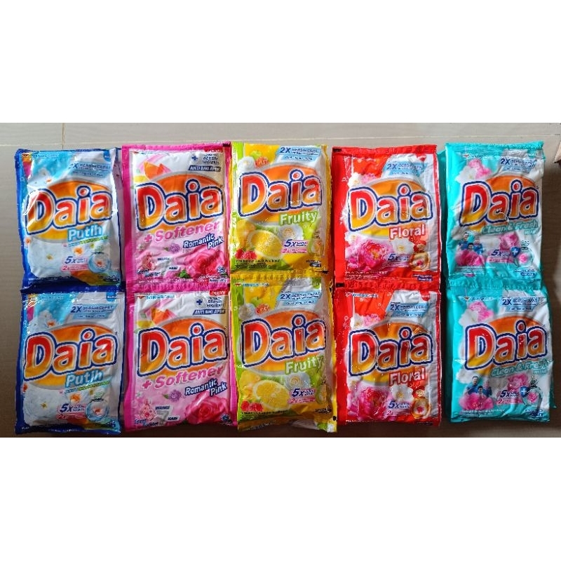 Jual DAIA DETERJEN 1 RENCENG ISI 6 PC | Shopee Indonesia