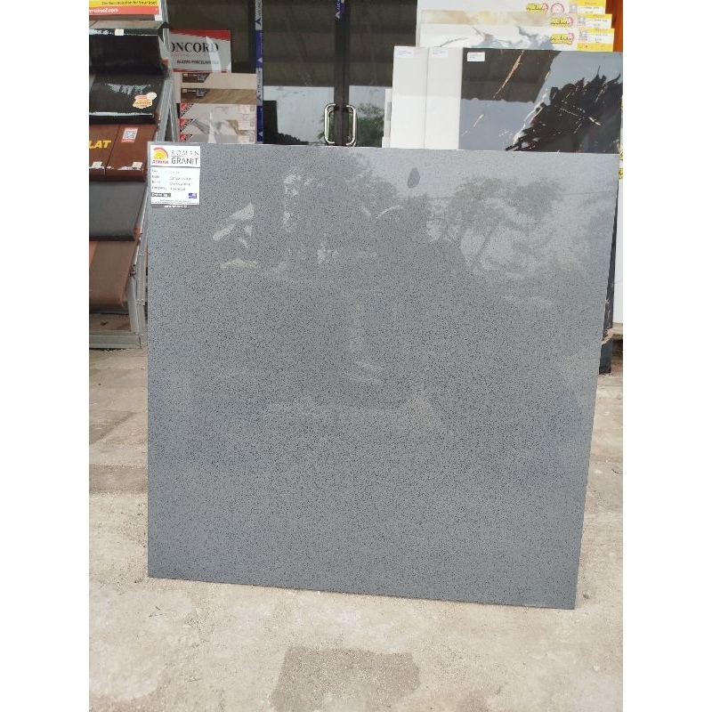 Jual Granit 60x60 Roman GT609755FR Aberdeen Black | Shopee Indonesia