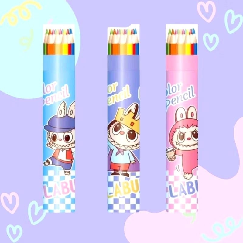 Jual PENSIL WARNA COLOR PENCIL TUBE 12 WARNA | PENCIL WARNA COLOUR ...