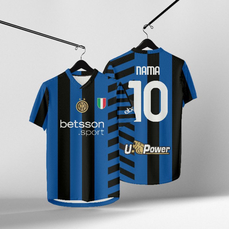 Jual JERSEY INTER MILAN HOME 2024 FULL PRINTING GRATIS NAMA DAN NOMOR ...