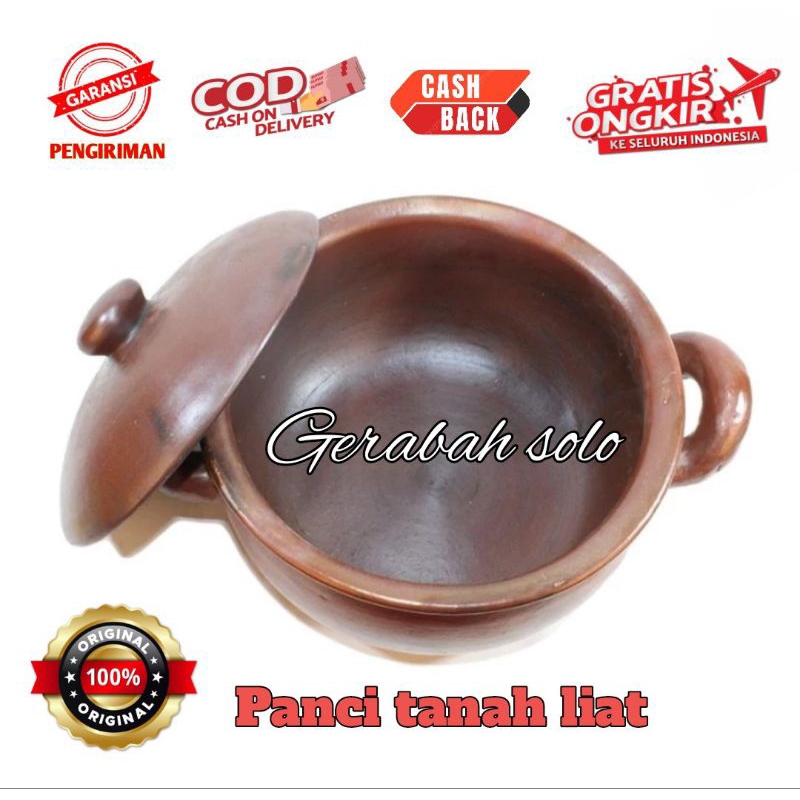 Jual panci rebus jamu tanah liat / panci tradisional/panci tanah liat ...