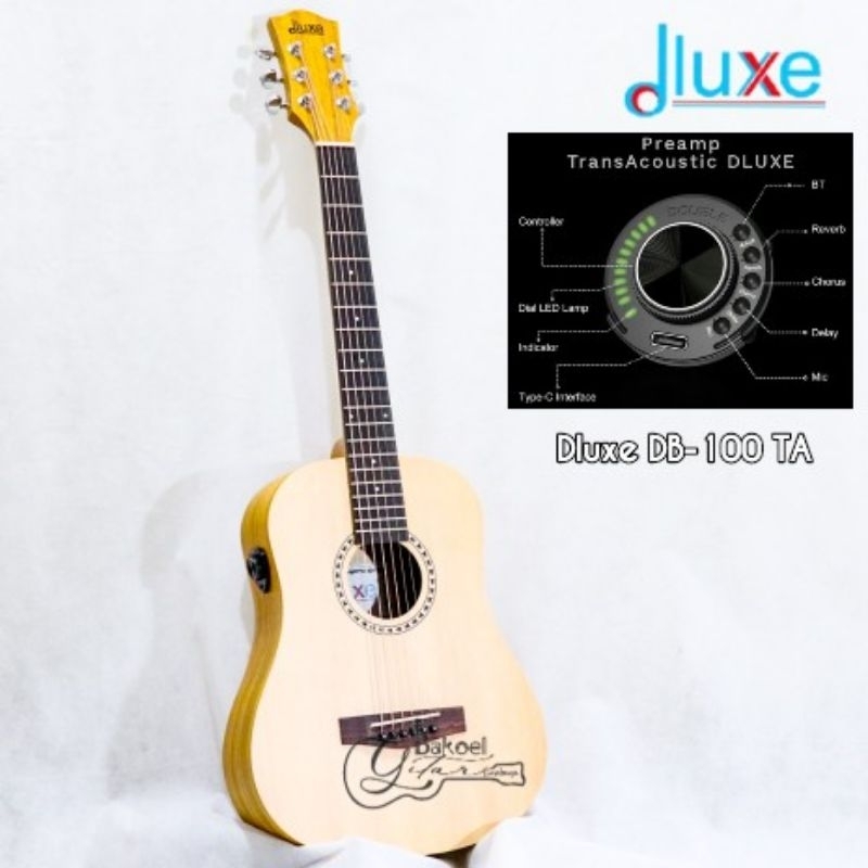 Jual Gitar Dluxe DB-100TA junior 3/4 & Cowboy GW120TA transkustik bonus ...
