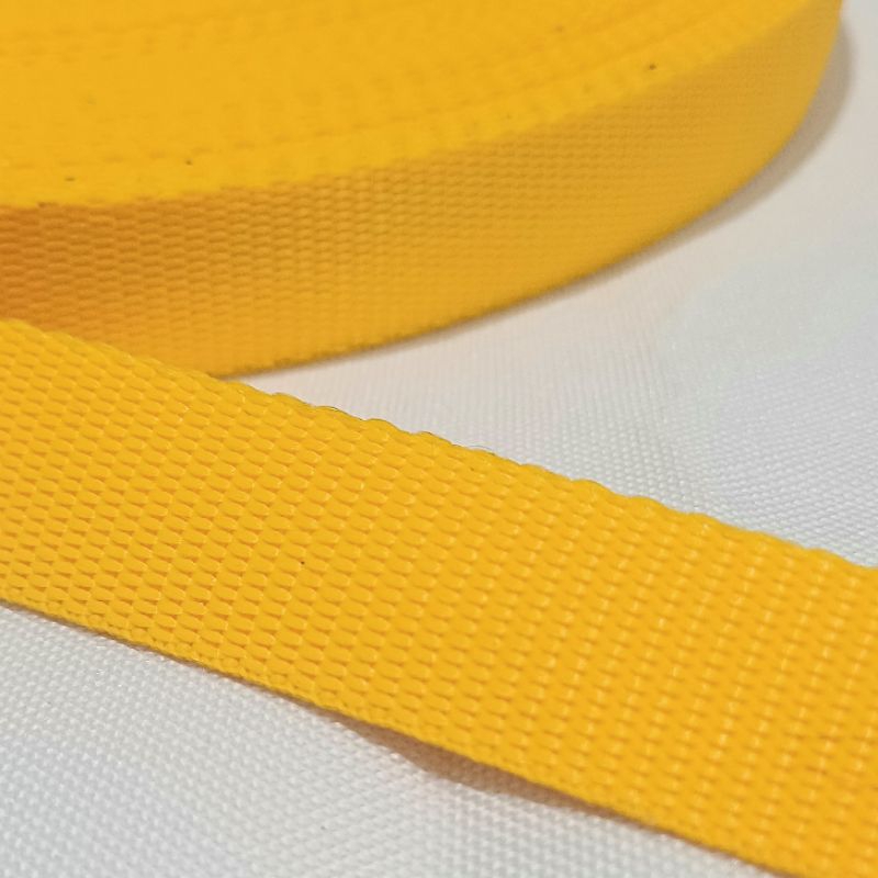 Jual Tali Webbing AA BG Fixlon 2 cm / 20 mm Kuning (Eceran) | Shopee ...