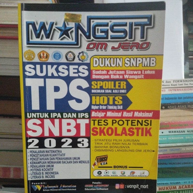 Jual Buku Wangsit Om Jero UTBK SNBT TPS 2023 | Shopee Indonesia