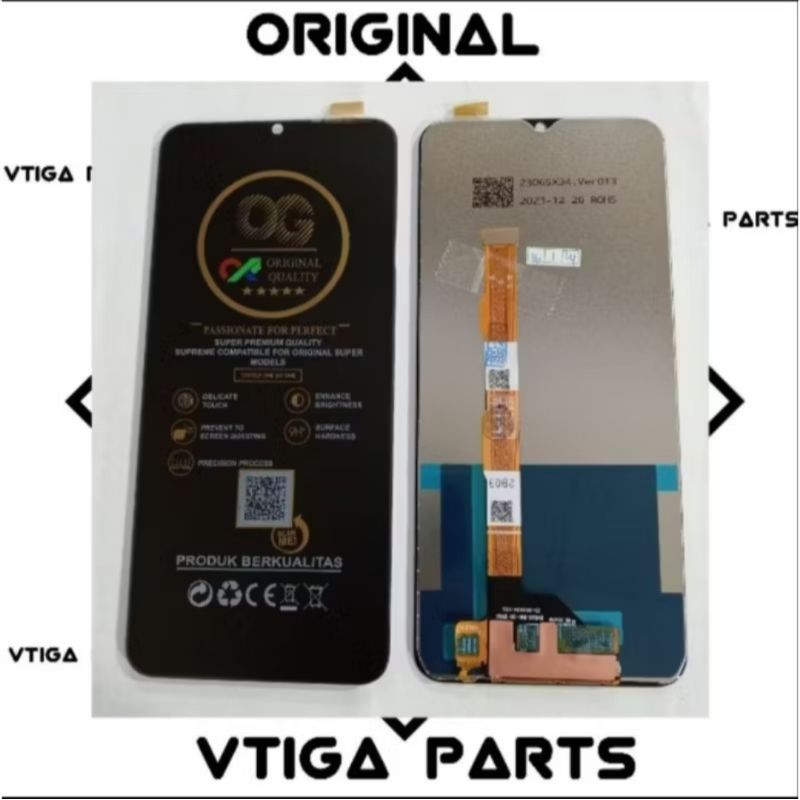 Jual LCD FULL SET VIVO Y20 / Y20S BLACK OG SUPER | Shopee Indonesia
