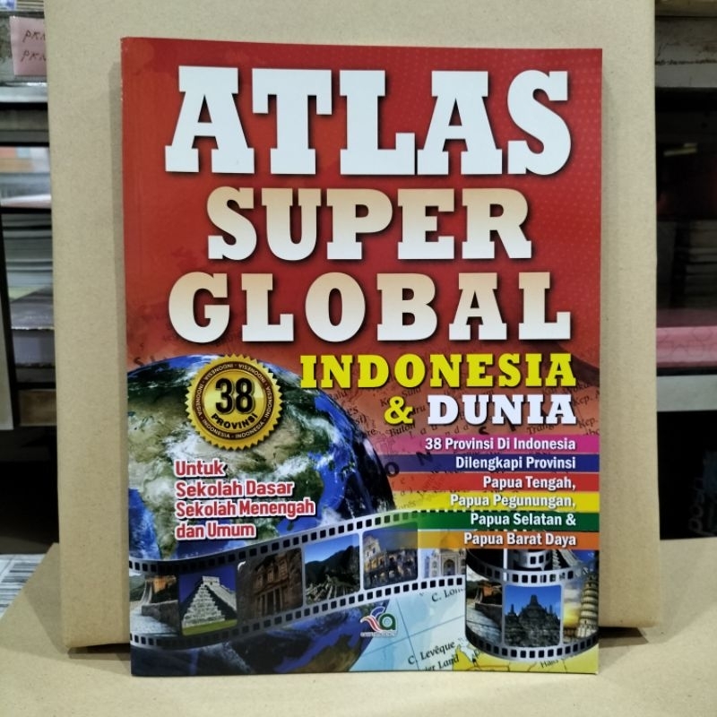 Jual ATLAS INDONESIA - DUNIA EDISI TERBARU 38 PROVINSI | Shopee Indonesia