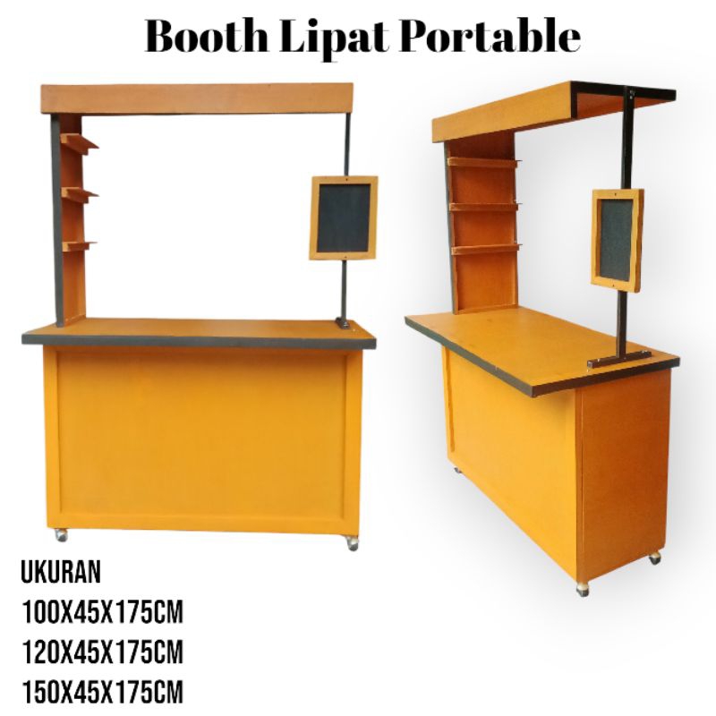 Jual bisa dilipat /Booth lipat portable/Booth jualan/Booth bongkar ...