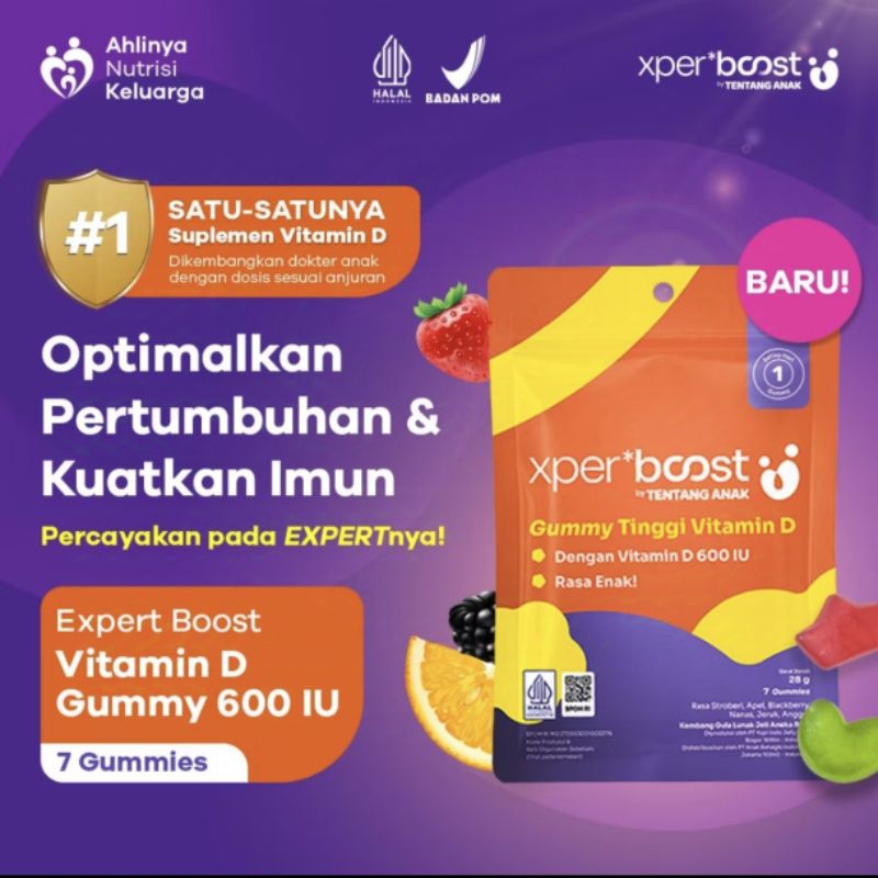 Jual expert boost vitamin D 600 Iu isi 7 pcs | Shopee Indonesia
