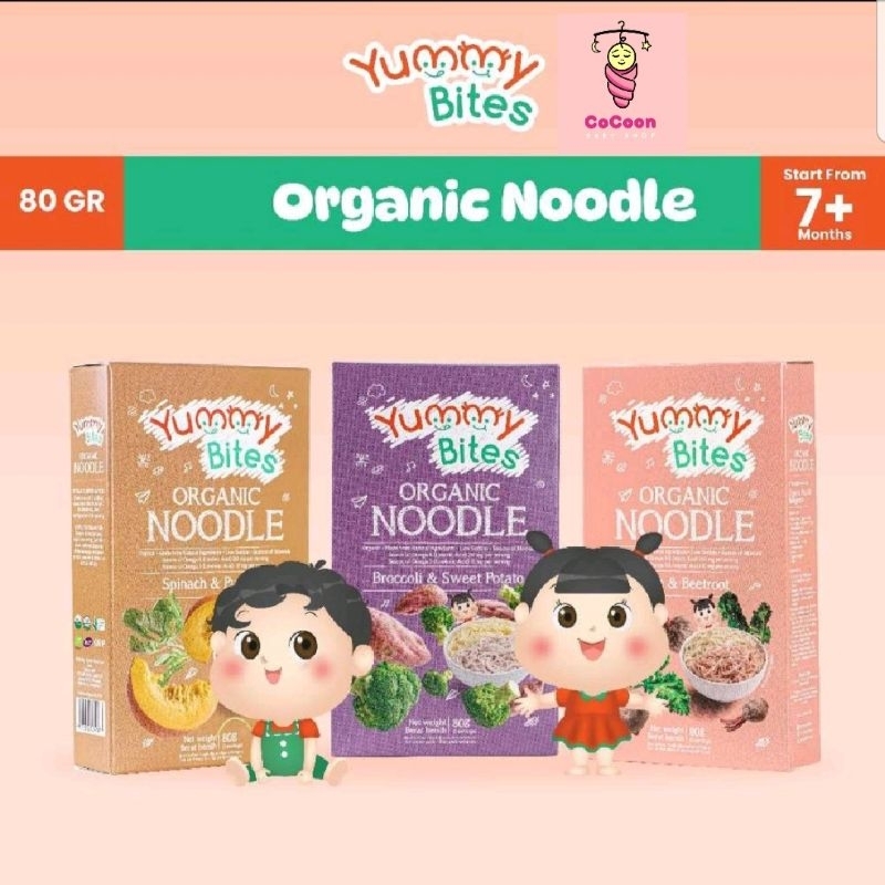 Jual Mie Bayi Yumibites Yummybites Yummy Bites Organic Noodle 80 gr ...