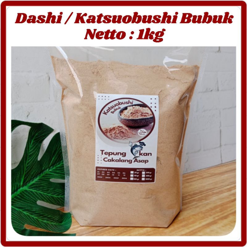 Jual Tepung Ikan Cakalang Asap 1kg / Bubuk Kaldu Katsuo Dashi Powder ...