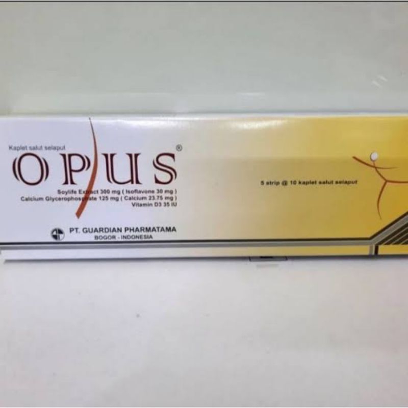 Jual OPUS TABLET BOX/STRIP Vitamin untuk kesehatan jantung dan tulang ...