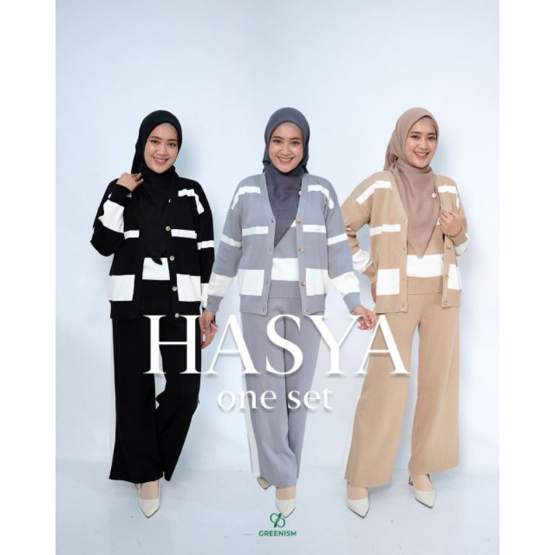 Jual MAGHFIRAH ONE SET HASYA ORIGINAL by Greenism | Shopee Indonesia