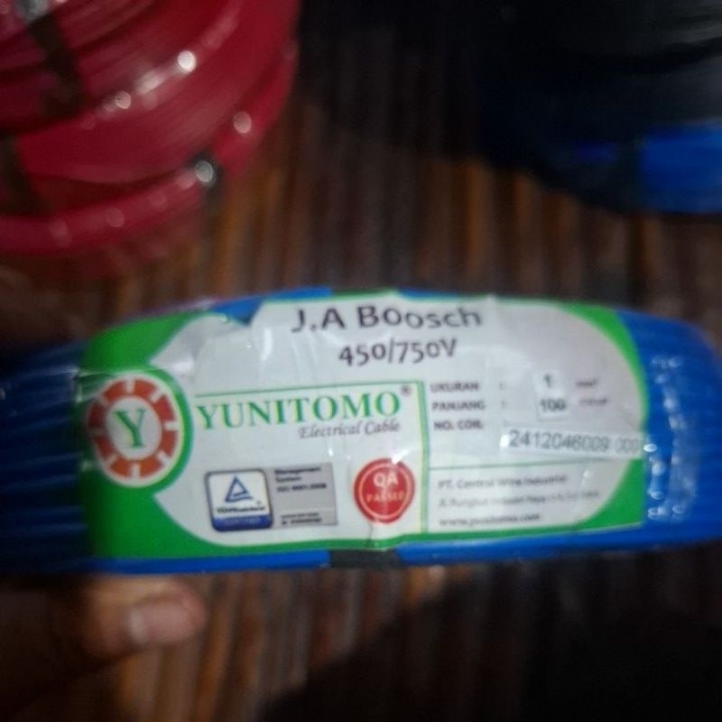 Jual KABEL 1X1MM SERABUT YUNITOMO 100M | Shopee Indonesia