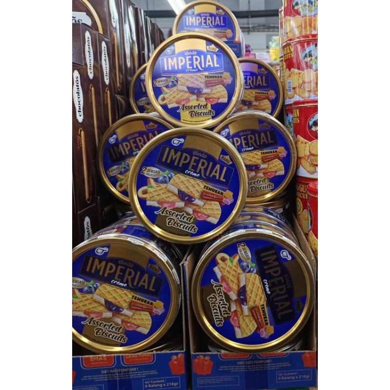 Jual Imperial Biscuit Assorted Creme 216 gBiskuit Mantul Kekinian ...