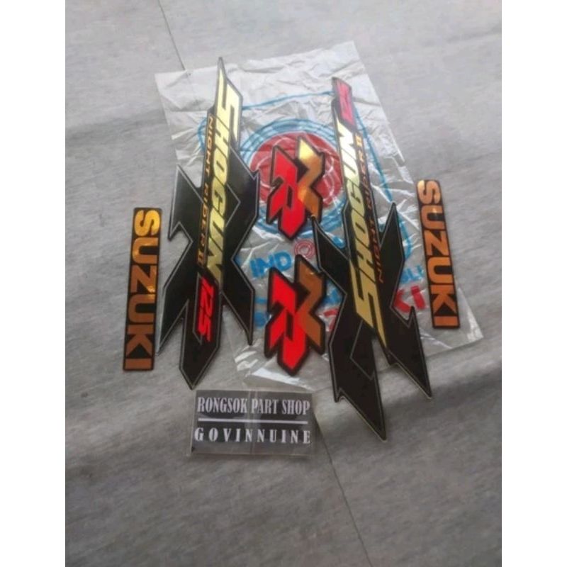 Jual striping stiker sticker lis decal suzuki shogun nr 125 2007 2008 ...