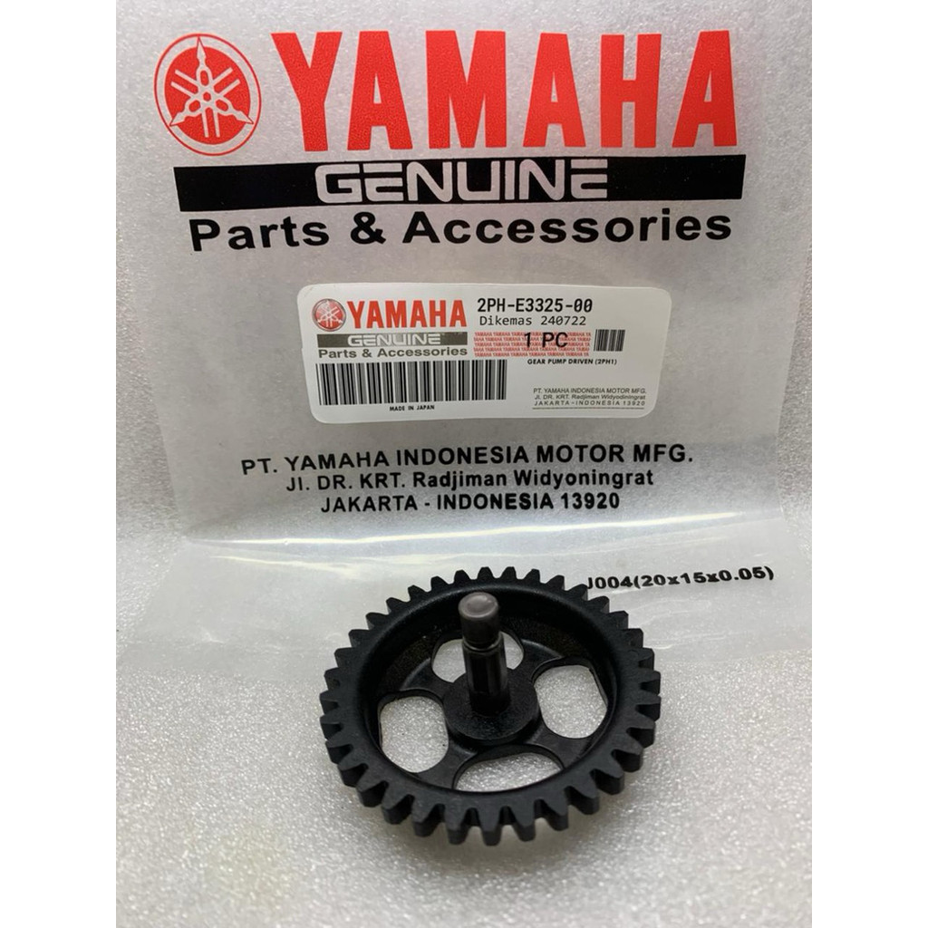 Jual Gear gigi pompa oli olipomp Yamaha Mio m3-Mio z-Fino 125-Soul GT-Xride 2PH-E3325-00 ...