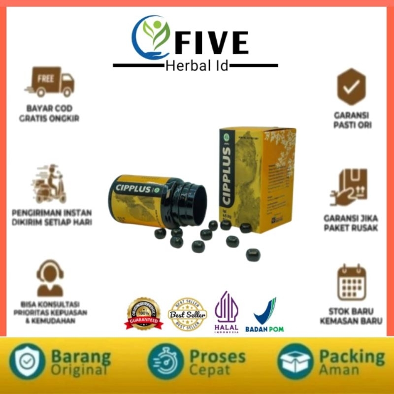 Jual Cipplus Pil Hitam Mengatasi Saraf Nyeri Sendi Dan Tulang Herbal ...