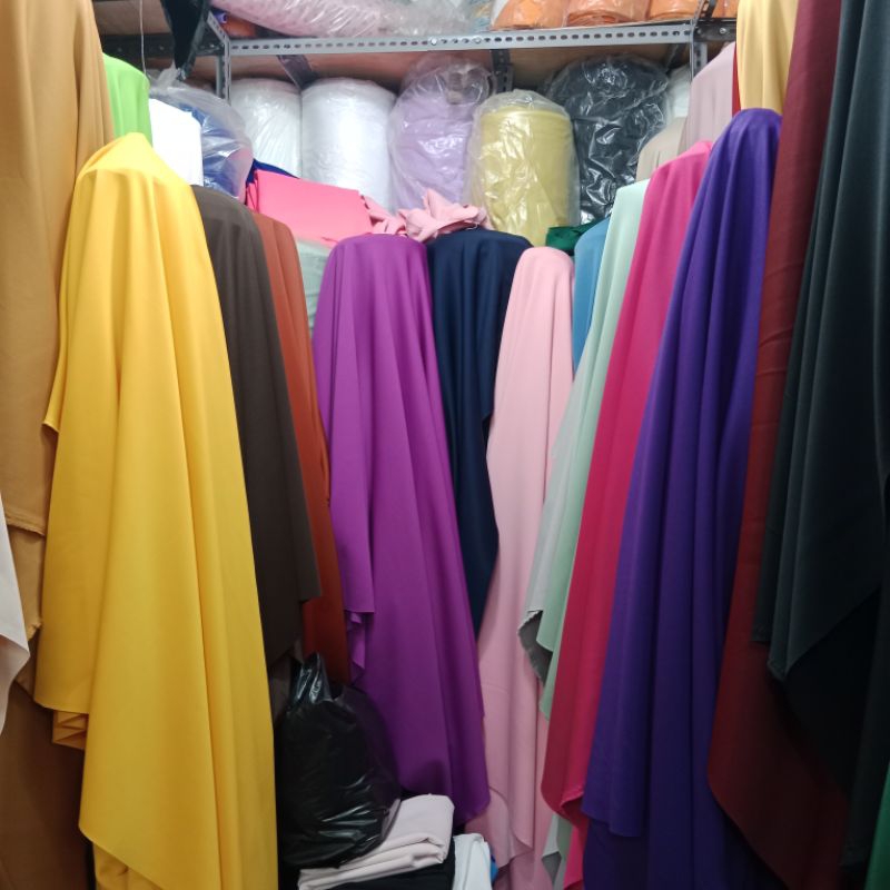 Jual BAHAN KAIN SCUBA POLOSAN_BAHAN GARMENT (HARGA 1/2 METER) | Shopee ...