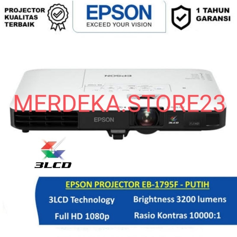 Jual EPSON EB-1795F / EPSON EB1795F FULLHD (1920x1080) HDMI Proyektor ...