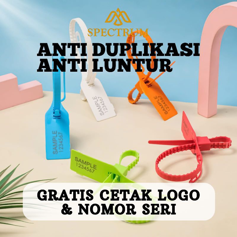Jual Big Seal Double Lock Teknologi Laser 1 sisi GRATIS CETAK LOGO + NO ...