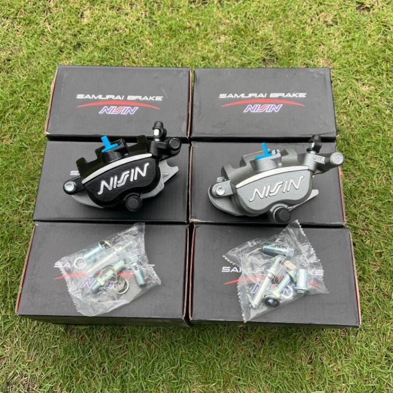 Jual KALIPER NISSIN SAMURAI BRAKE 2 PISTON ORIGINAL 100% KANAN UNIVERSAL SEMUA MOTOR | Shopee ...