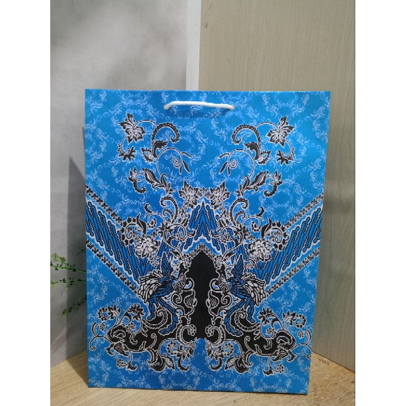 Jual GOODIE BAG BATIK MERAK 30X10X40/GOODIE BAG SOUVENIR ATAU HAMPERS ...